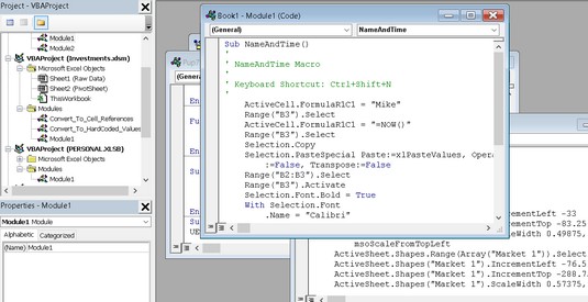 Codage Excel VBA Utilisation Dune Fen tre De Code